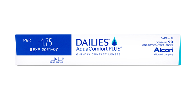 Dailies® AquaComfort Plus®, 90 pack | Contacts Direct