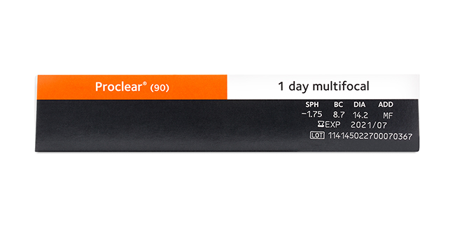 Proclear 1-Day Multifocal, 90 pack | Contacts Direct